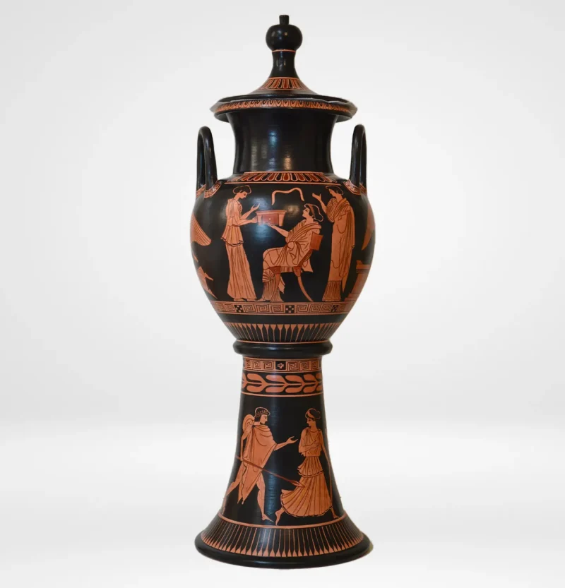 Lebes Gamikos, wedding gifts, Greek Pottery, Hand made replica, Red ...