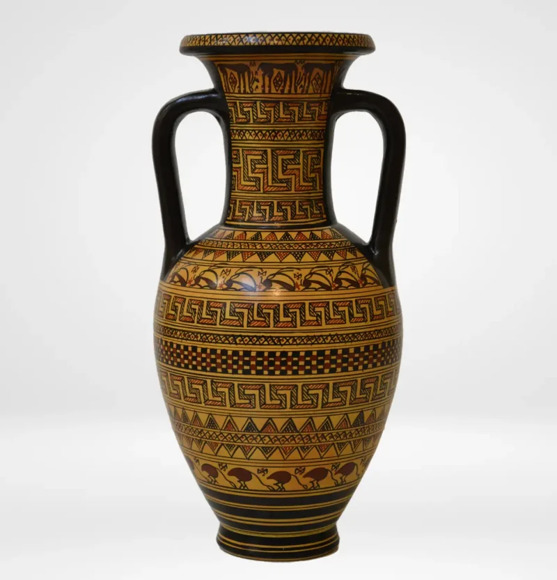 Geometric Amphora, Greek Pottery, Hand made replica, 22cm – SJS Designs